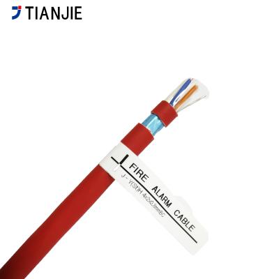 Cina TIANJIE - J-Y(St)H 1*2*0.8mm 2C/1Pair BC schermato Sistema di allarme antincendio Cavo di controllo LSZH cavo resistente al fuoco a doppino intrecciato in vendita