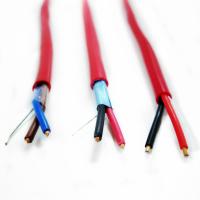 China Shielded Solid Copper RED Fire Alarm Network Cable 2 Core for sale