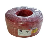 China Unshielded Red PVC Twisted Pair Fire Alarm Wire 1.0mm2 Solid Copper Conductor 300V for sale