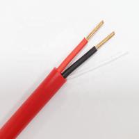 China Unshielded Red PVC Twisted Pair Fire Alarm Wire 1.0mm2 Solid Copper Conductor 300V for sale