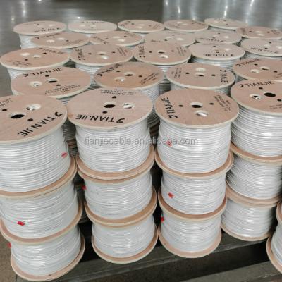 Cina FPLR 4C 18AWG Cavo di allarme fumo non schermato con conduttore in rame solido rosso/bianco in vendita
