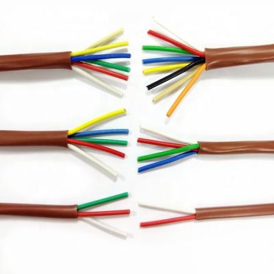 China CL2R ou CL3R 6C 18AWG condutor de cobre nu sólido marrom pvc Cabo do termostato para sistema de controle do termostato à venda