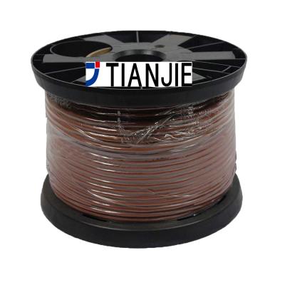 China CL2R ou CL3R 6C 18AWG condutor de cobre nu sólido marrom pvc Cabo do termostato para sistema de controle do termostato à venda