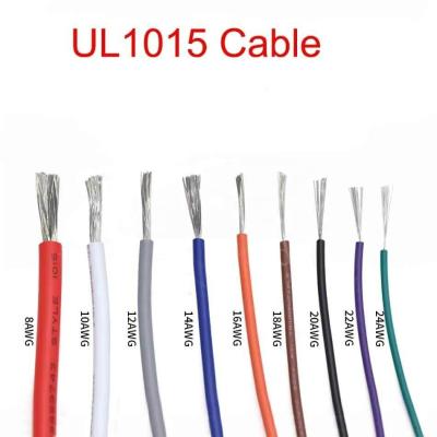 Cina TIANJIE-10-32AWG UL1015 600V 105C Filo elettronico in rame o rame stagnato Cavo di collegamento in PVC Materiale di cablaggio per apparecchi (AWM) in vendita