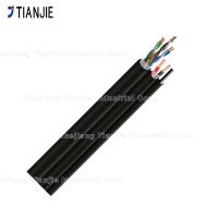China UTP CAT6 18awg Power Cable Solid Bare Copper Composite Siamese Cable for sale