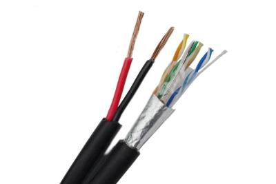 Cina Cavo di alimentazione UTP CAT6 18awg Cavo siamese composito in rame nudo solido in vendita