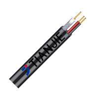 China 75 Ohm Composite Power Cable RG59+2C 0.5mm PVC Jacket for Security System for sale