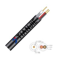 China 75 Ohm Composite Power Cable RG59+2C 0.5mm PVC Jacket for Security System for sale