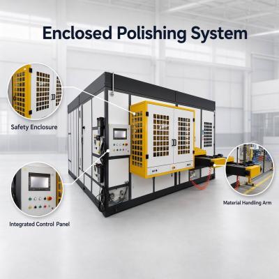 China Feather-touch Force Control Robotic Aluminum Polishing Machine With Aluminum Dust Sanctuary for sale