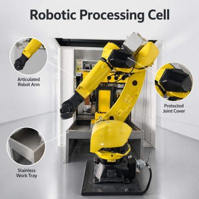 China Micron Level Precision Robotic Surface Finishing System For Metal Faucet Handles for sale