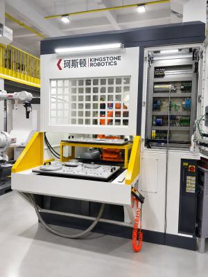 China Optimize Grinding Tool Life Robotic Grinding And Polishing Machine For Door Handle for sale
