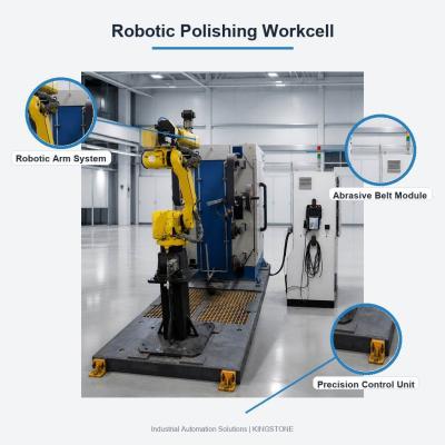 China Multi Station Robotic Deburring And Polishing Machine For Automotive Structural Brackets for sale