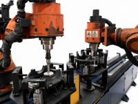 China Flash Removal Robotic Deburring Polishing Machine Vision Guided For Gearbox for sale