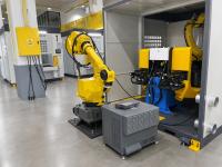 China Flash Removal Robotic Deburring Polishing Machine Vision Guided For Gearbox for sale