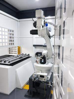 China Post Maching Finishing Robotic Deburring Polishing Machine 6 Axis For Cast Iron for sale