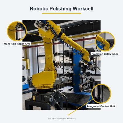 China Customized Multi Axis Robot Buffing Machine For Precision Metal Mounting Brackets for sale