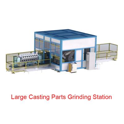 China Turnkey Robotic Surface Finishing Line Automatic Grinding Polishing Deburring Cell for sale