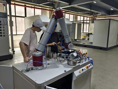 China Fully Automated Robot Deburring Machine For Zinc Die Cast Door Handle High Precision for sale