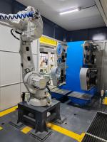 China Labor Saving Robotic Aluminum Polishing Machine Adaptive Force Control For Gear Shift Fork for sale