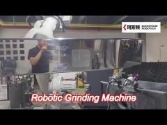 fully automatic robot grinding machine for chrome plated motorcycle exhaust muffler