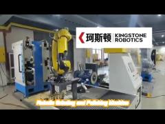 all in one robotic grinding and polishing machine force control for brass valve