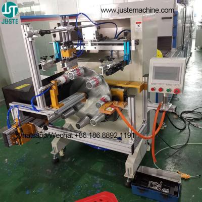 China Zylinder-Zylinder-Seidenschirmdruckmaschine Vollautomatik Handelszylinder Verkauf einfacher Bildschirmdruckmaschine zu verkaufen