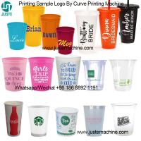 China JUSTE JST-R300-Auto Single Color Screen Printing Machine for Plastic Cups - 2000-2500 Units/Hour, Φ90mm Max Diameter for sale