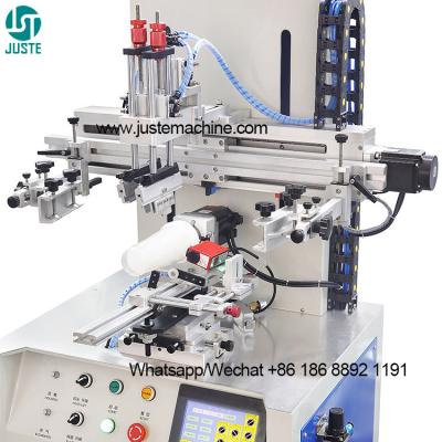 China High speed round circular screen printer 1 color paper cup disposable cups silk screen printing machine for plastic cup for sale