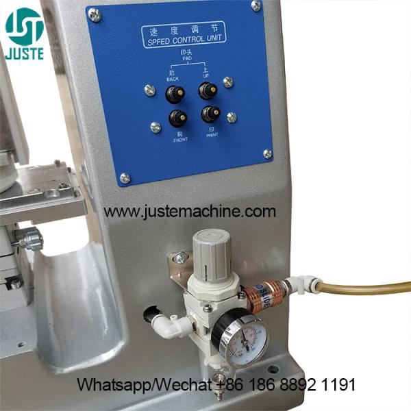 Quality 1 Colour Desktop Pad Printing Machine Single Transverse Flow Model Line Pad for sale