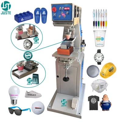 中国 Pad Printer 1 Color Ink Aluminium Fully Automatic Pad Printing Machine For Sunglasses Eyeglasses Eyewear Paper Bag 販売のため