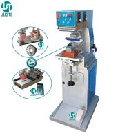 China Automatic Pneumatic Pad Printing Machine 1 Color 220V 50HZ for Plastic Bottles Fabric Round Items for sale