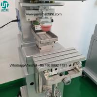 China Automatic Pneumatic Pad Printing Machine 1 Color 220V 50HZ for Plastic Bottles Fabric Round Items for sale