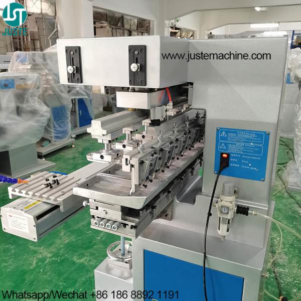 8 Color Pad Printing Machine Small Model Soft Pad Printer With Plastic Spare Controller Parts Materials Doctor Blade
