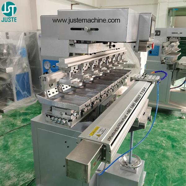 8 Color Pad Printing Machine Small Model Soft Pad Printer With Plastic Spare Controller Parts Materials Doctor Blade