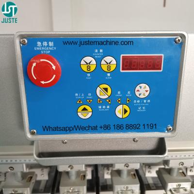 Cina Macchina di stampa multi 8 color pad confezionatore silicone con cappello rigido confezionatore tampone verticale confezionatore carosello in vendita