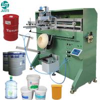 China Automatic Pneumatic Screen Printing Machine 1 Color 220V 110V for Cylindrical Flat Products for sale