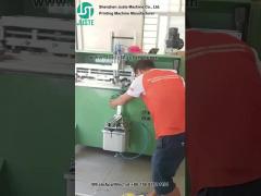 Curve Screen Printer Printing Logo For Plastic Bucket (2)