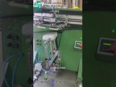 Glass ampoule silk screen printing machine semi automatic silicone wristband bottle lipstick lid container printer