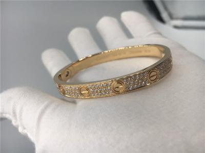 Cina Braccialetto dell'oro, braccialetto Rose Gold With 204 brillante - diamanti tagliati in vendita