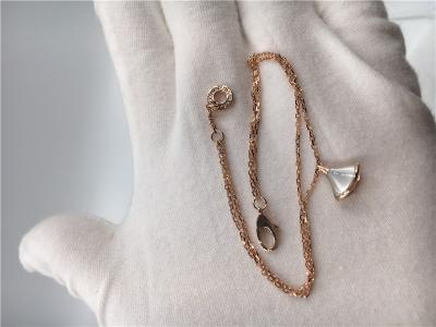 Cina Braccialetto di lusso 18K Rose Gold With White Mother dei gioielli dei gioielli del pendente bianco della perla in vendita