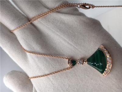Cina Collana di sogno CL857473 dei gioielli delle dive di lusso di lusso dei gioielli con malachite/diamanti in vendita