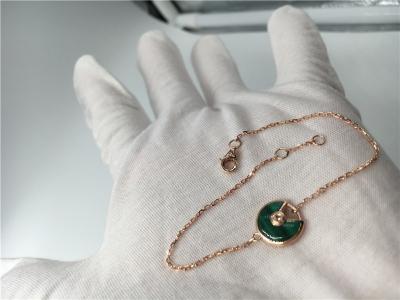 Cina Amulette Necklace, catena della collana dell'oro con il diamante/pietra preziosa in vendita