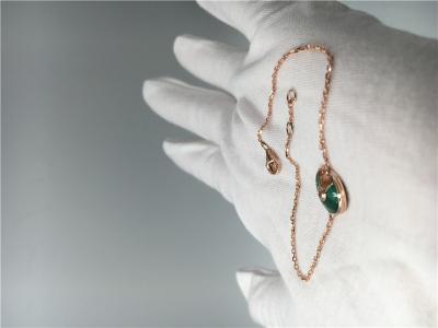 Cina Amulette Necklace, catena della collana dell'oro con il diamante/pietra preziosa in vendita
