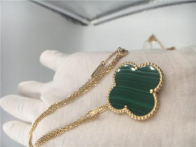 Cina Nessun elegante fatto a mano magico di Alhambra della collana dell'oro del diamante 18K per la ragazza in vendita