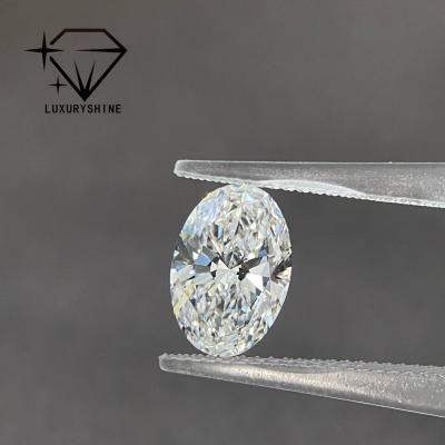 China LuxuryShine Excellent Cut Lab Grown Diamond D-F Color White Oval 0.1-10CT VS1 with IGI Certificate 3EX Cut Stones for sale