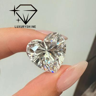 China LuxuryShine VS1 White Heart Excellent Cut Lab Grown Diamond 1CT 2CT 3CT 4CT 5CT Support Special Customization for sale