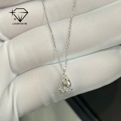 China Luxury Diamond Necklace with 18k Rose Gold Plating VS2 Clarity and Excellent Cut for Women for sale