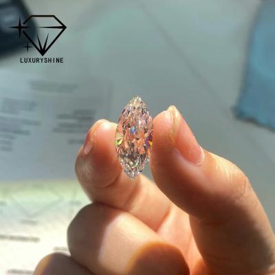 China Lab Grown Marquise Diamond VVS-VS D-F Color IGI Certified for sale