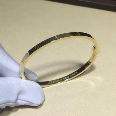 Cina Braccialetto dell'oro dei gioielli 18K, modello personale amore sottile della collana dell'oro piccolo in vendita