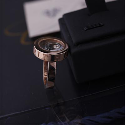 Cina Diamante felice di Ring In 18k Rose Gold White Gold With di spirito di Chopard in vendita